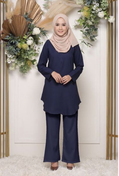 Navy Coords, Women's Fashion, Dresses & Sets, Sets or Coordinates on ...