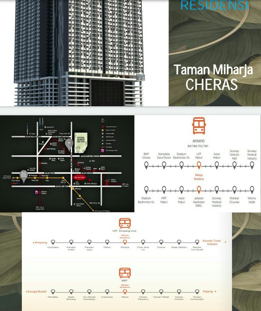 New Condo Tmn Miharja 500 meter To LRT Station, Property, For Sale on ...