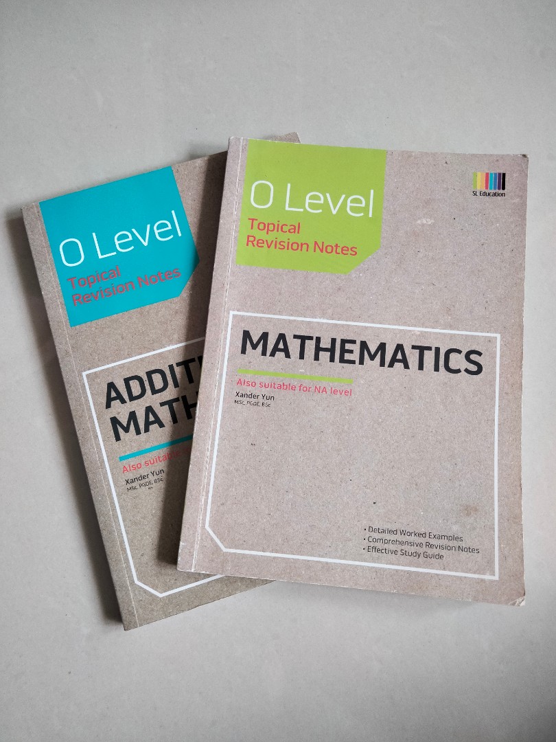 O Level Math Topical Revision Notes, Hobbies & Toys, Books & Magazines ...
