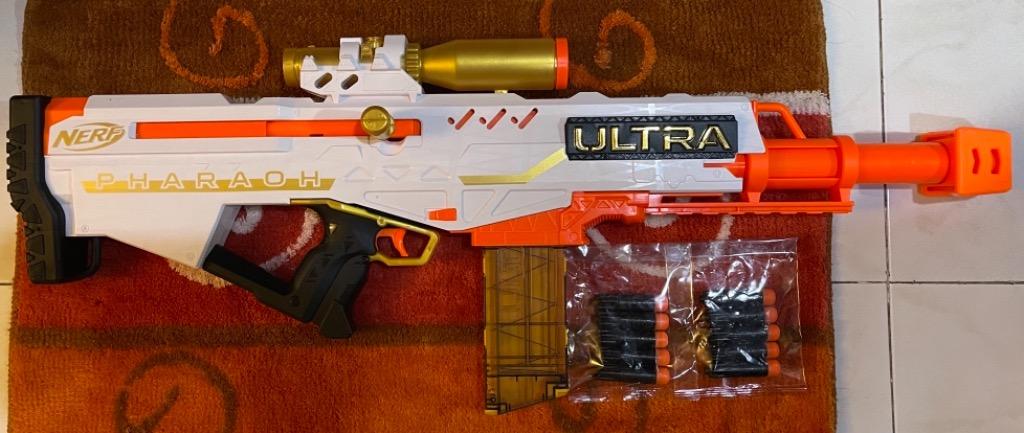 Original All New Nerf Ultra Pharaoh Blaster with Premium Gold Accents ...