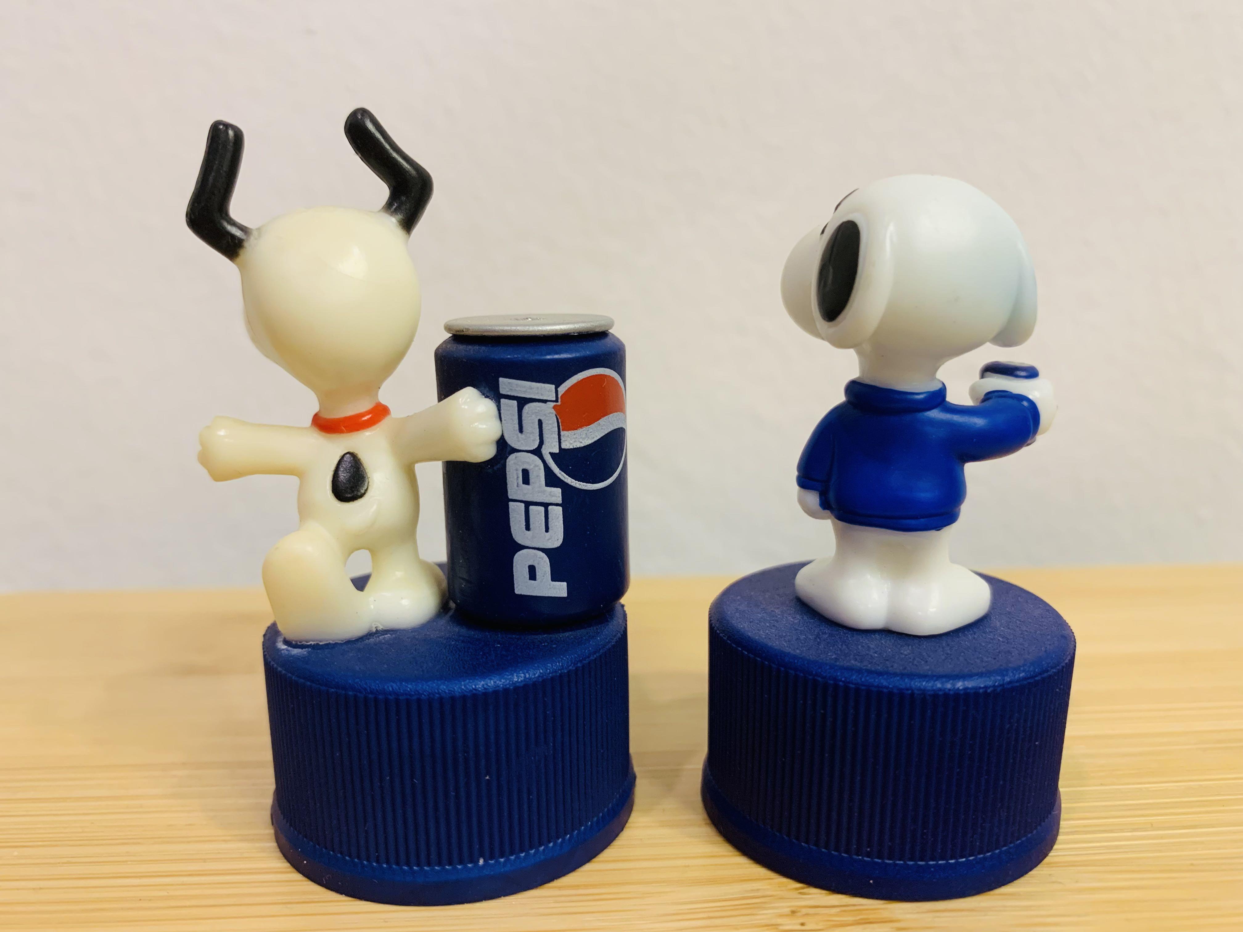 Pepsi x Snoopy Peanuts Bottle Caps Japan (Set of 2), Hobbies & Toys ...