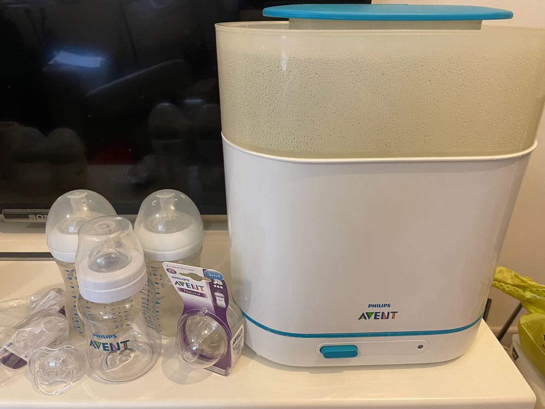 Philips Avent Electric Steam Sterilizer, 兒童＆孕婦用品, 護理及餵哺, 護理及餵哺 - 母乳及奶瓶 ...