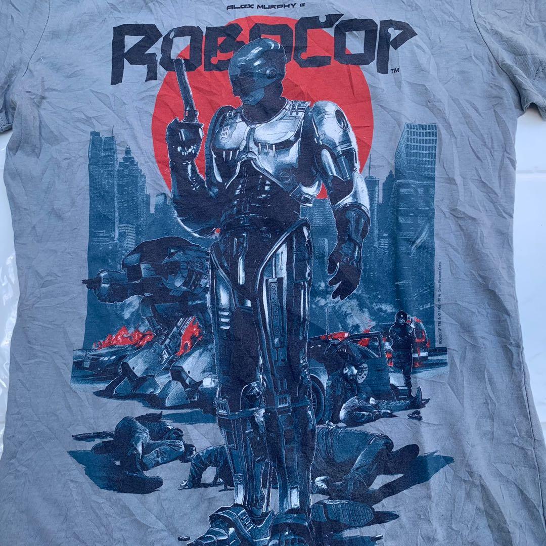 PO MOVIE 2016 ROBOCOP ALEX MURPHY FIGHT SCENES GRAY PROMO SHIRT LARGE ...