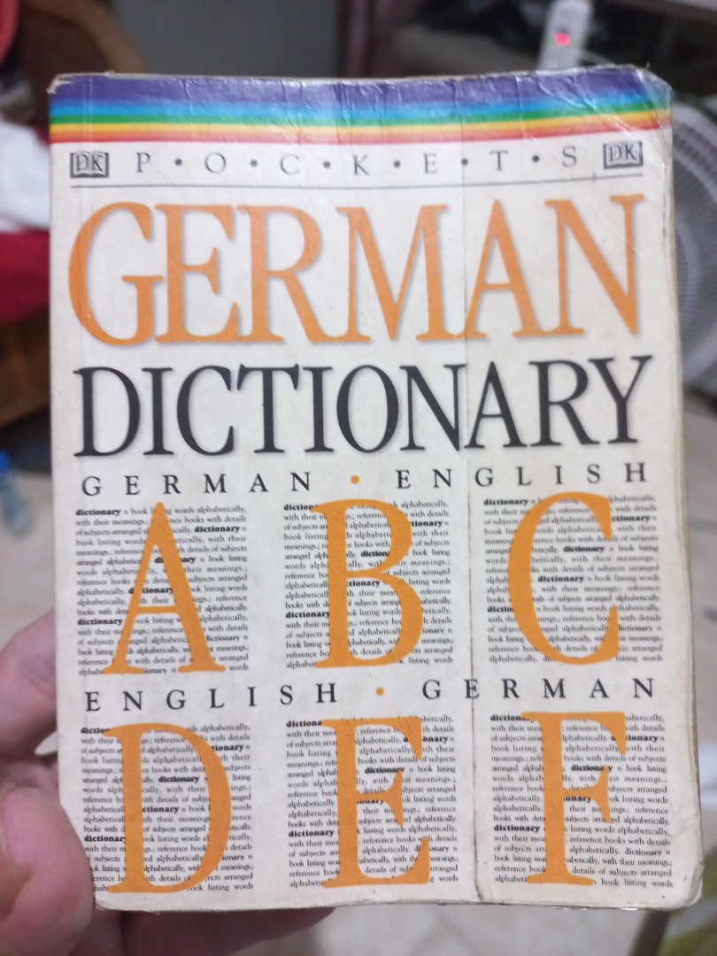 Pocket German Dictionary, Hobbies & Toys, Books & Magazines, Textbooks ...