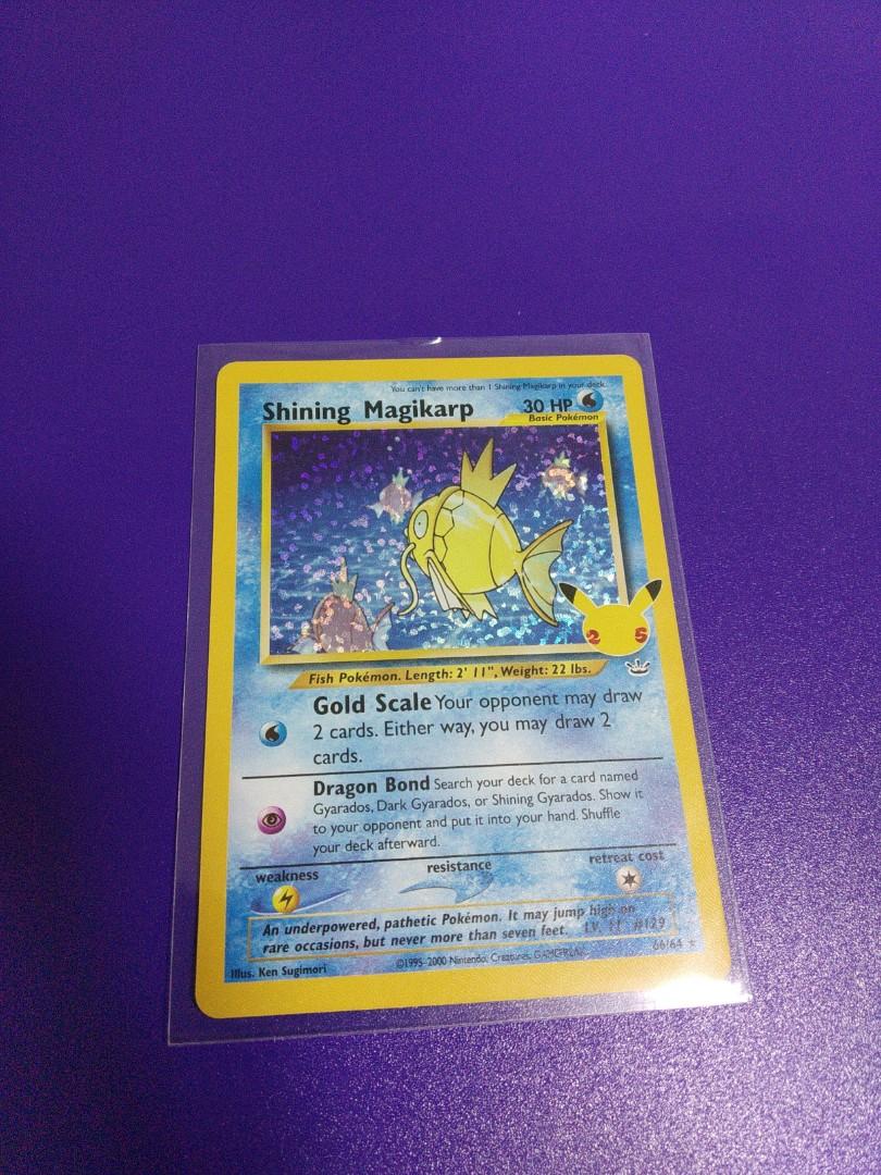 Pokemon TCG Shining Magikarp Holo Rare - Celebrations Classic ...