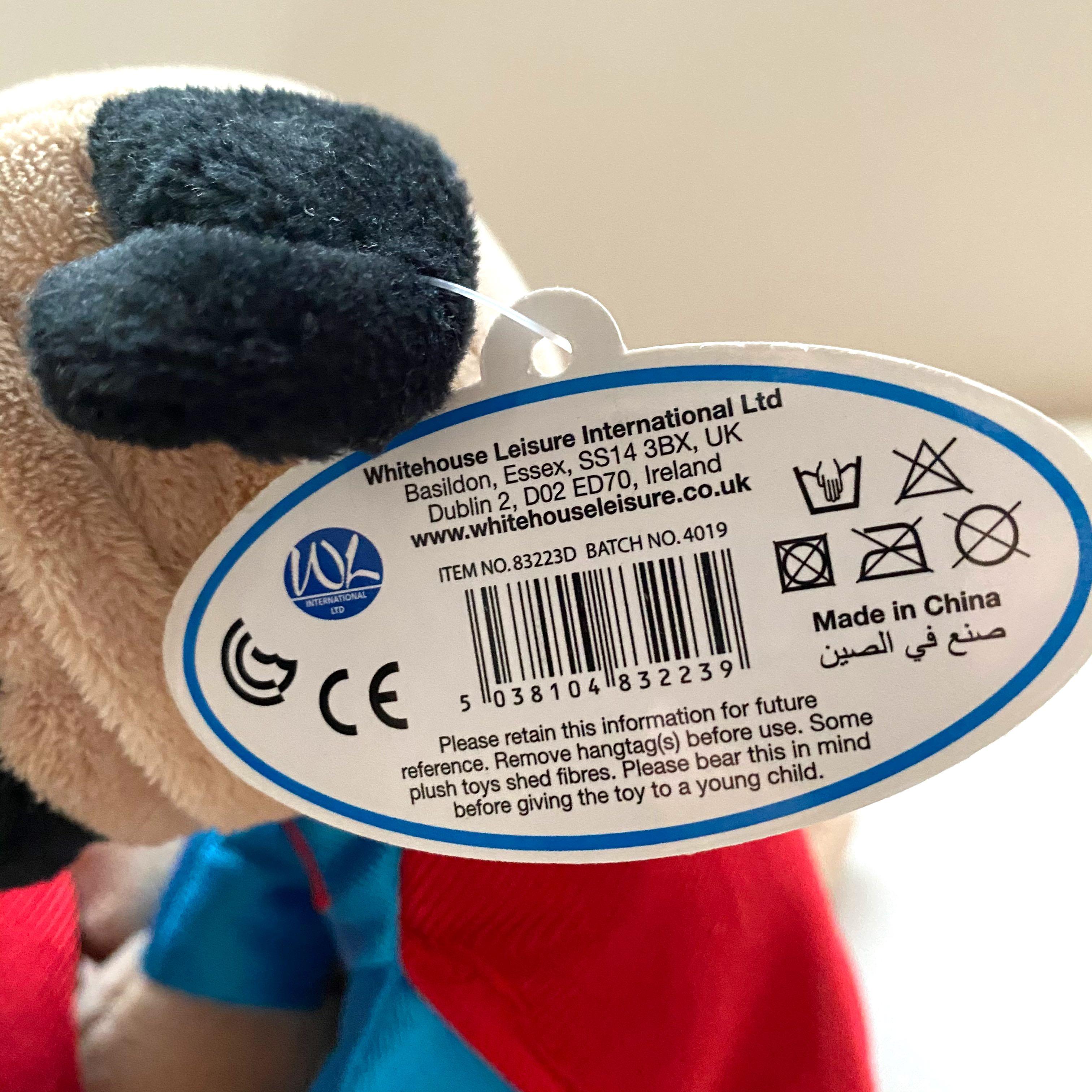 Pugs Super Hero Superman Dog Batman Dog Soft Plush Stuffed Toys ...