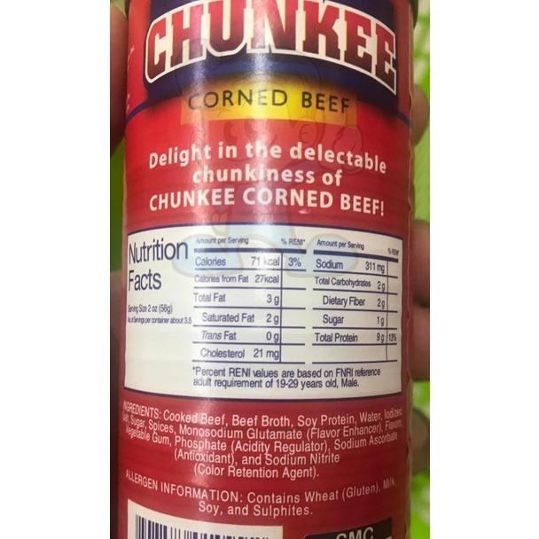Purefoods Chunkee Corned Beef with Real Beef Chunks (4 x 190 g), Food ...