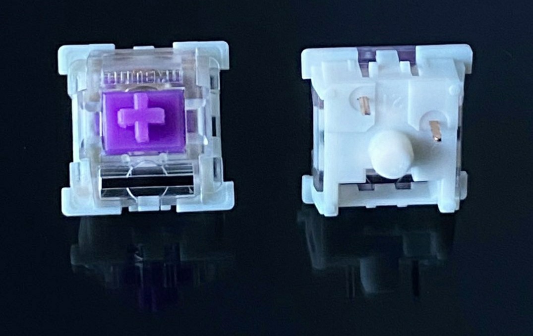 [OUTEMU] purple unlubed switches gateron Holy pandas mechanical ...