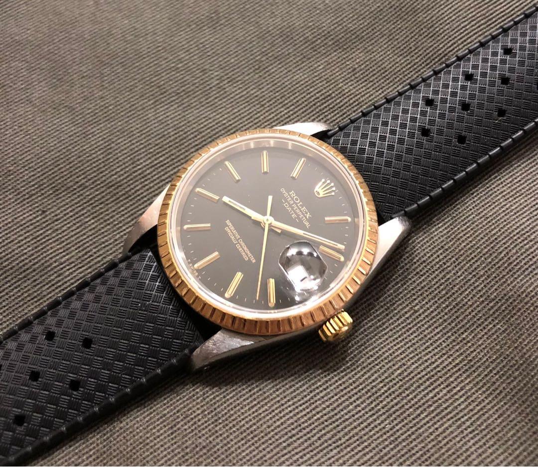 Rolex Date 15223 Men Watch 34mm Black Dial Sapphire Glass Model ...