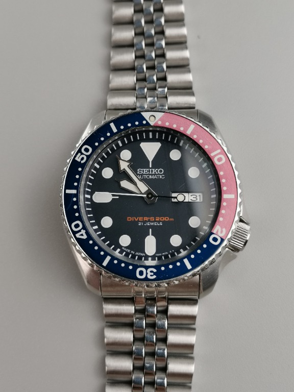 Vintage Seiko Skx009j Divers Watch Mens Fashion Watches 6405