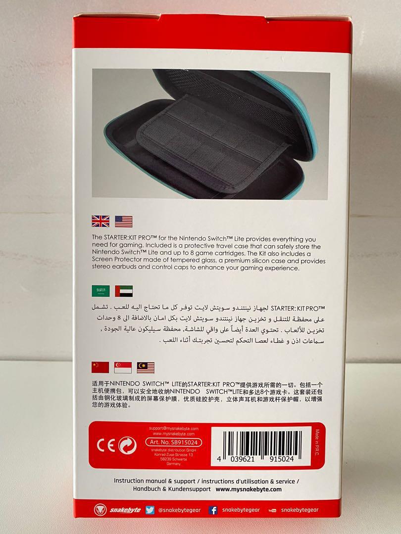 Snakebyte Switch Starter:Kit Pro (Nintendo Switch Lite), Video Gaming ...