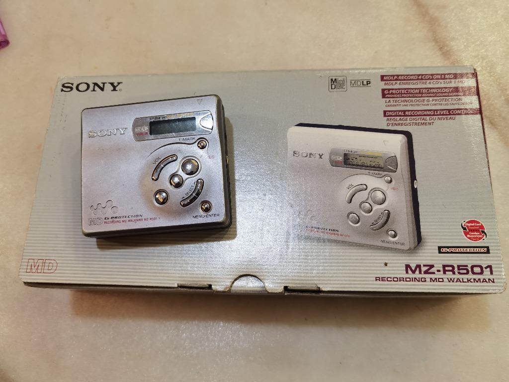 Sony MiniDisc MD Walkman MZ-R501, Audio, Portable Music Players on ...