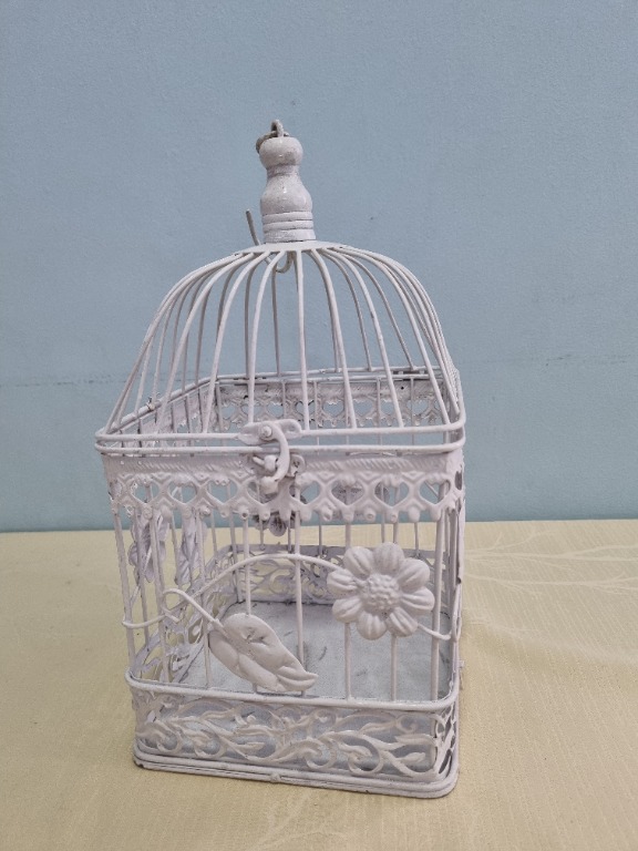 Square Bird Cage - Big, Furniture & Home Living, Home Decor, Other Home ...