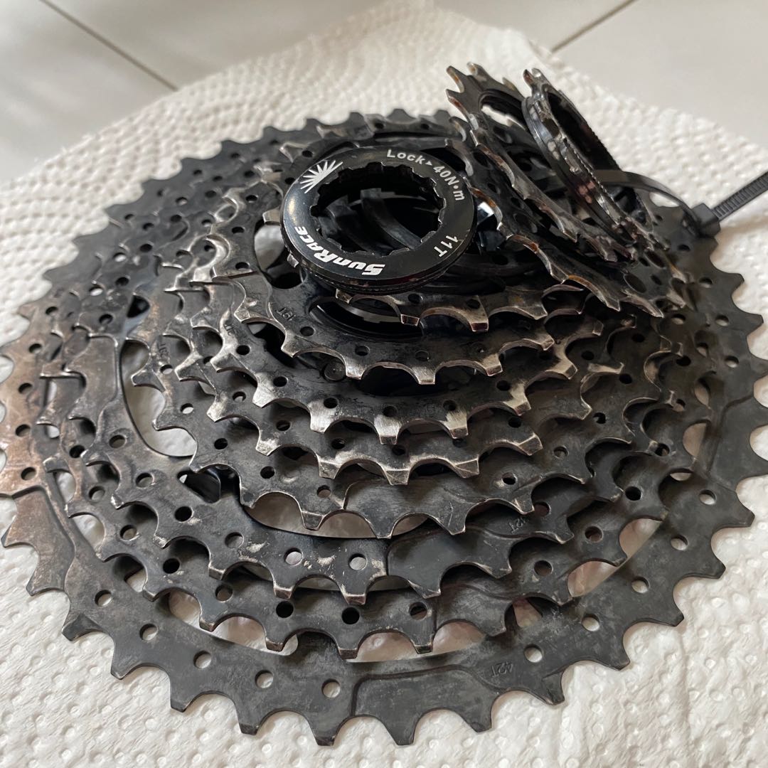 SunRace CSMS8 EAY 11 Speed Cassette 11-42T, Sports Equipment, Bicycles & Parts, Parts ...
