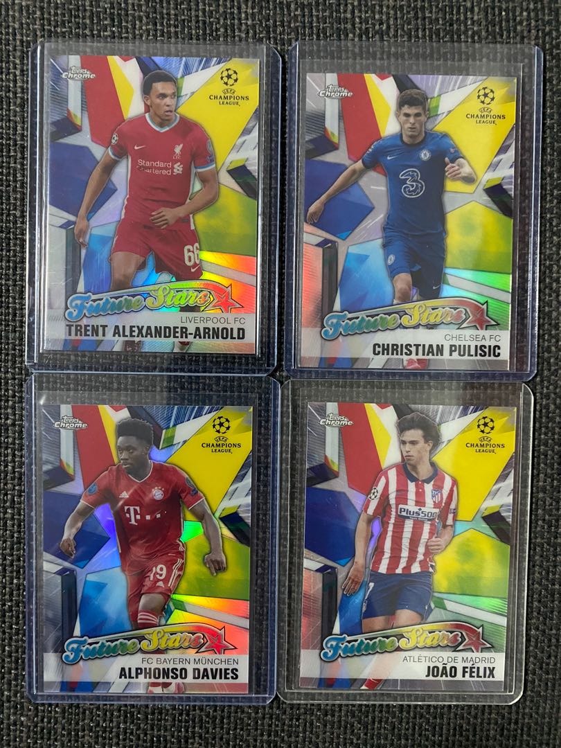 UEFA Future Stars Soccer Cards: Alphonso Davis, Joao Felix, Pulisic ...
