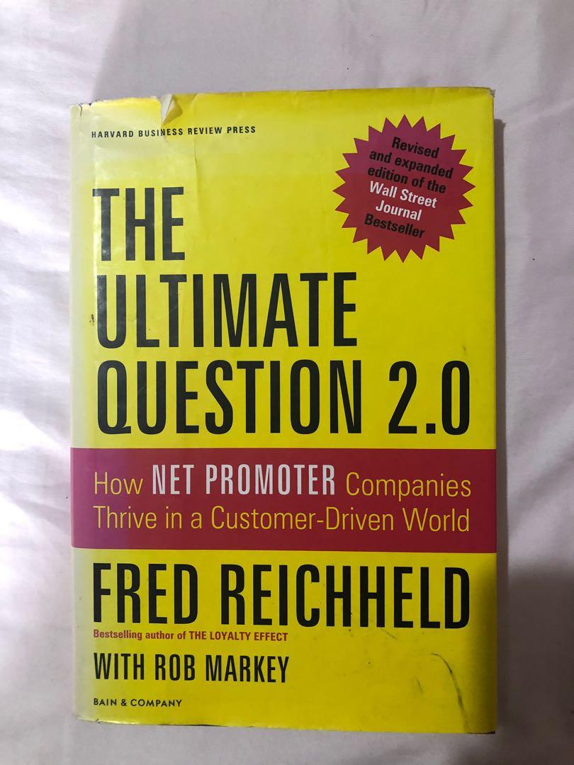 The Ultimate Question 2.0 By Fred Reichheld, Hobbies & Toys, Books ...