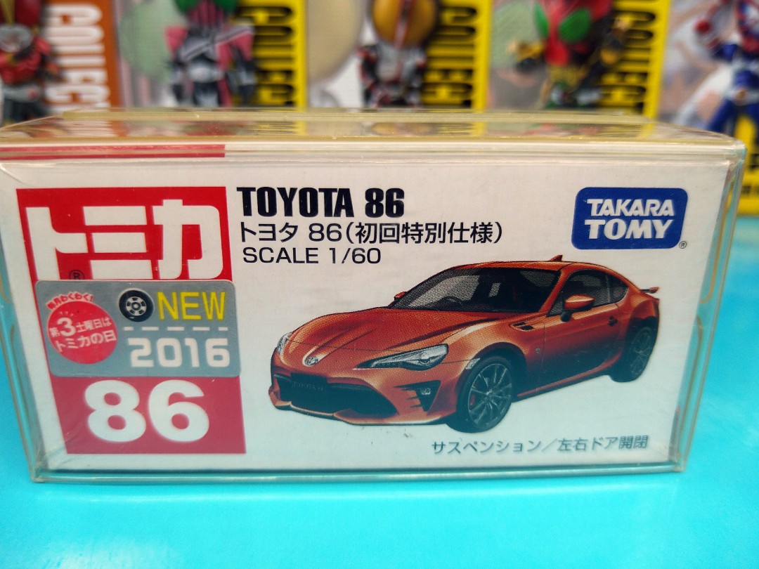 Tomica 86 Toyota 86 初回 （日版）, 興趣及遊戲, 玩具 & 遊戲類 - Carousell