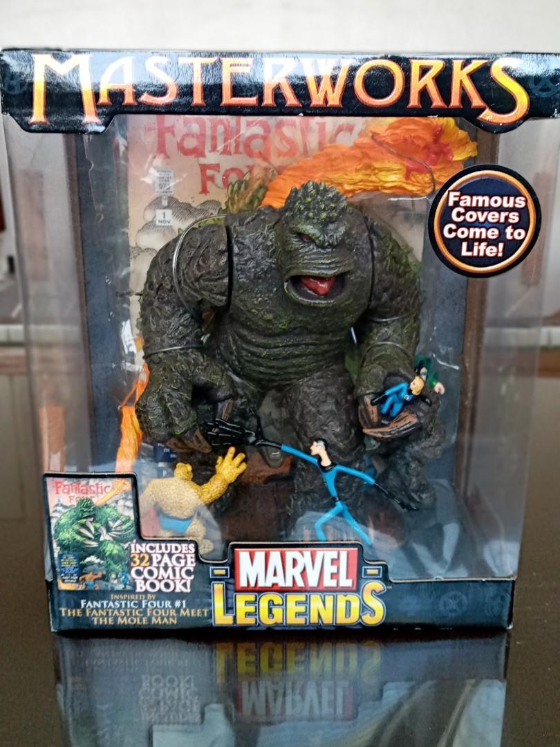 ToyBiz Marvel Legends Masterworks F4 vs Mole Man/ Spider-man vs Green ...