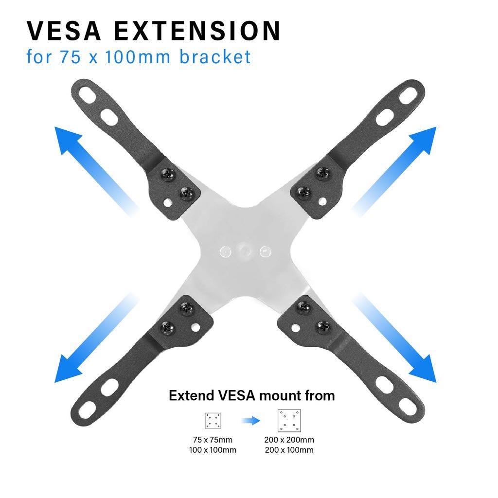 ULTi 200MM VESA Adapter Bracket, Convert 75 & 100mm to 200x200mm ...