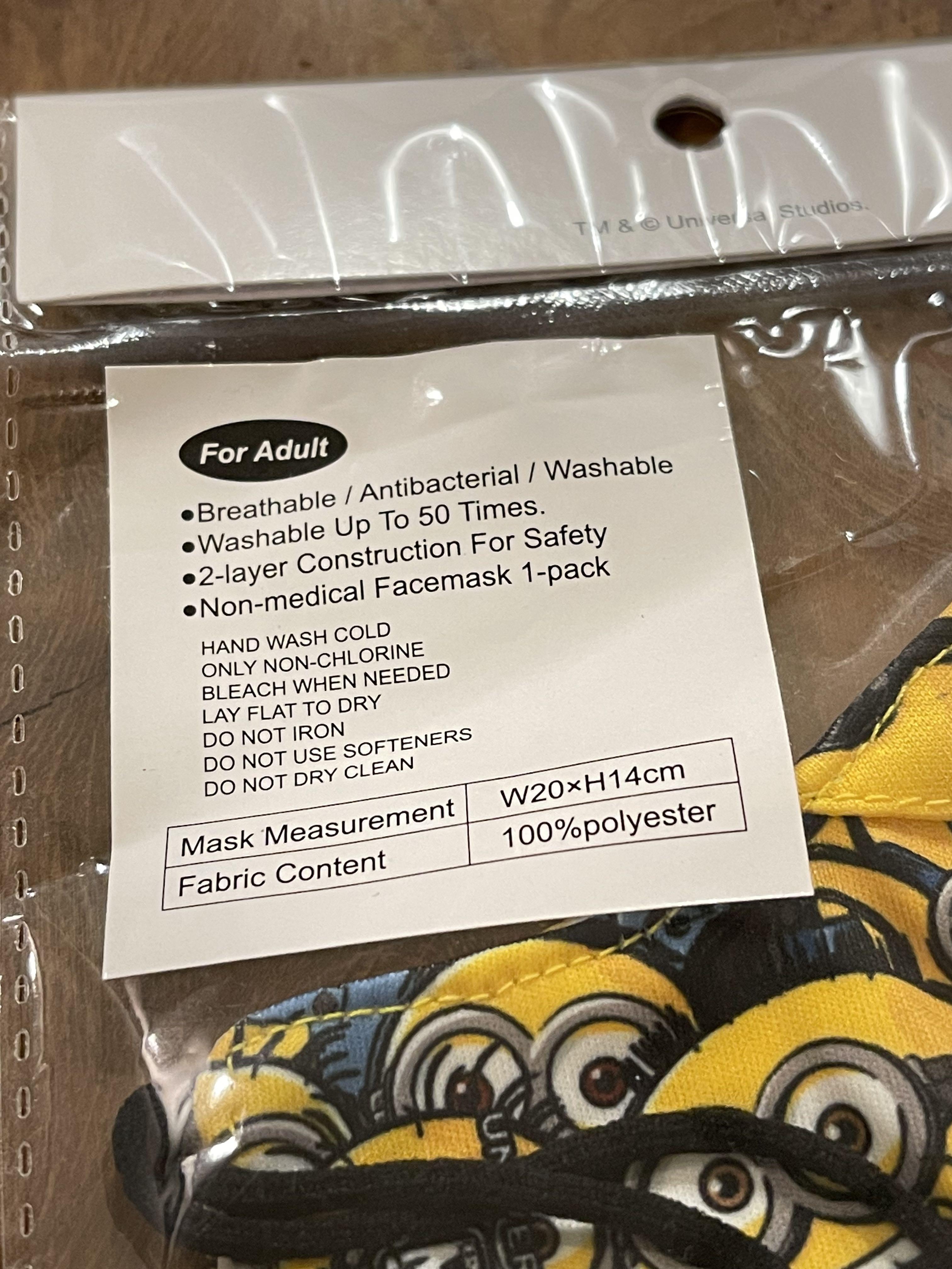 USS Minion Mask, Health & Nutrition, Face Masks & Face Shields on Carousell