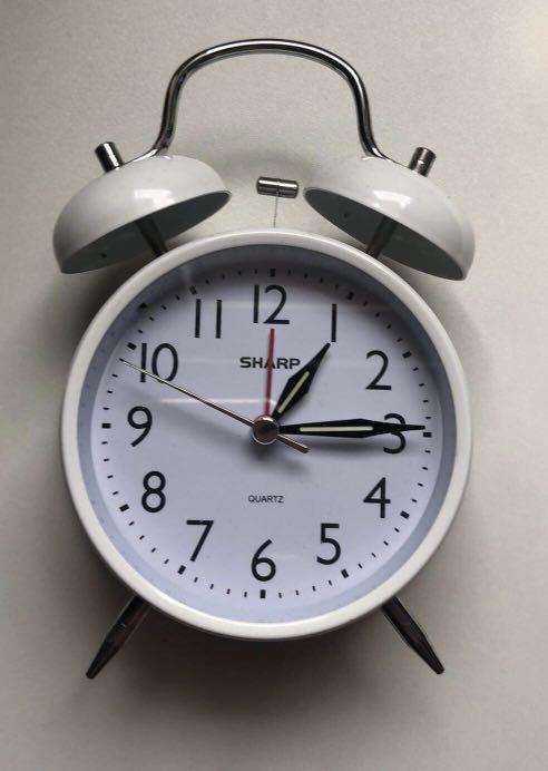 Vintage Clock Sharp Brand Loud Alarm, Furniture & Home Living, Home ...