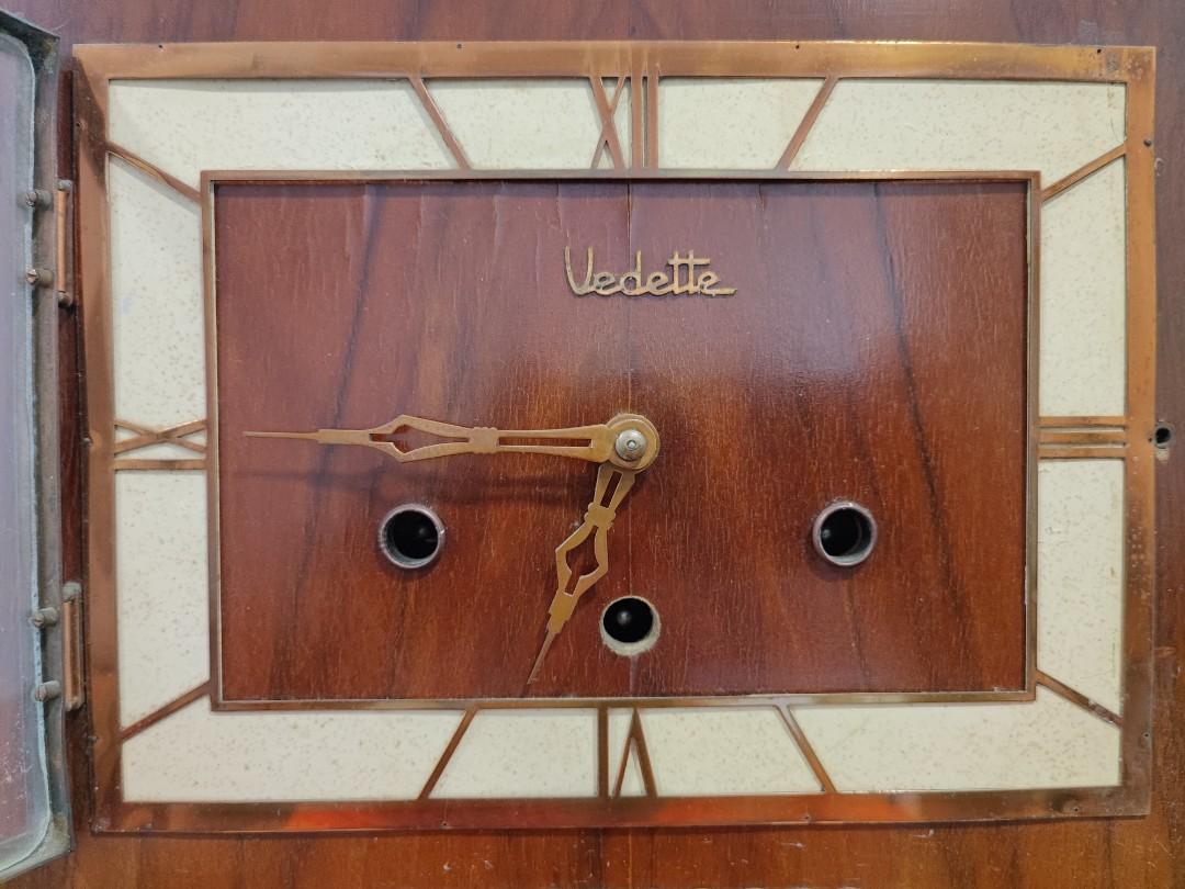 VINTAGE VEDETTE CLOCK (WORKING CONDITION), Hobbies & Toys, Memorabilia ...