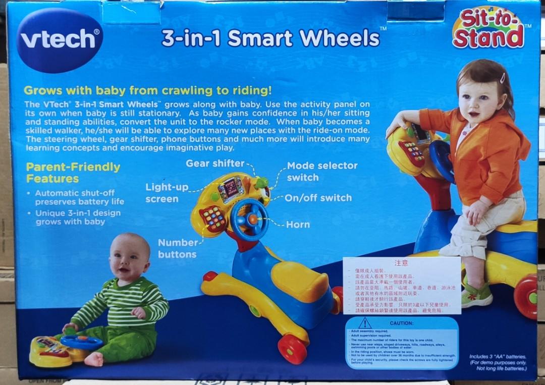 Vtech 3-in -1 Smart Wheels, 兒童＆孕婦用品, 嬰兒玩具 - Carousell