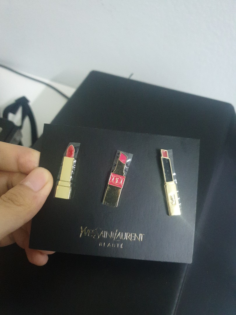 Ysl pin / badge, Hobbies & Toys, Stationery & Craft, Art & Prints on ...
