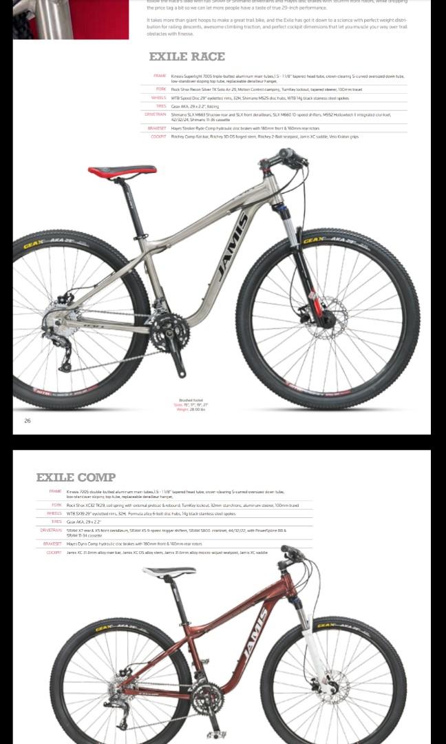 Full shimano 29" Jamis excel race hardtail with upgraded component ...