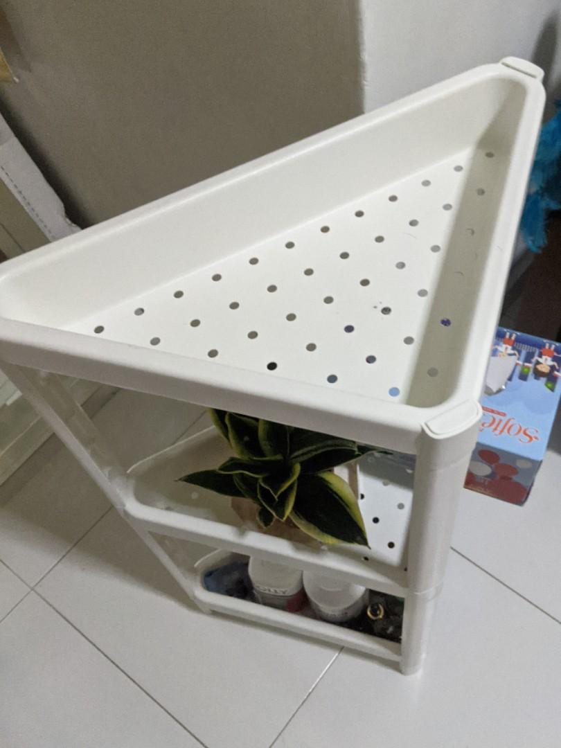 3 tier triangle night stand, Furniture & Home Living, Furniture ...