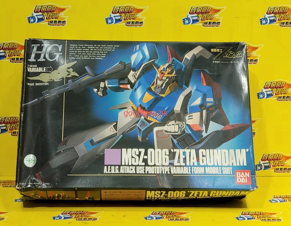 全新未砌 高達模型 BANDAI HG 1/144 Z高達 Z GUNDAM MSZ-006 ZETA GUNDAM, 興趣及遊戲, 玩具 & 遊戲類 - Carousell