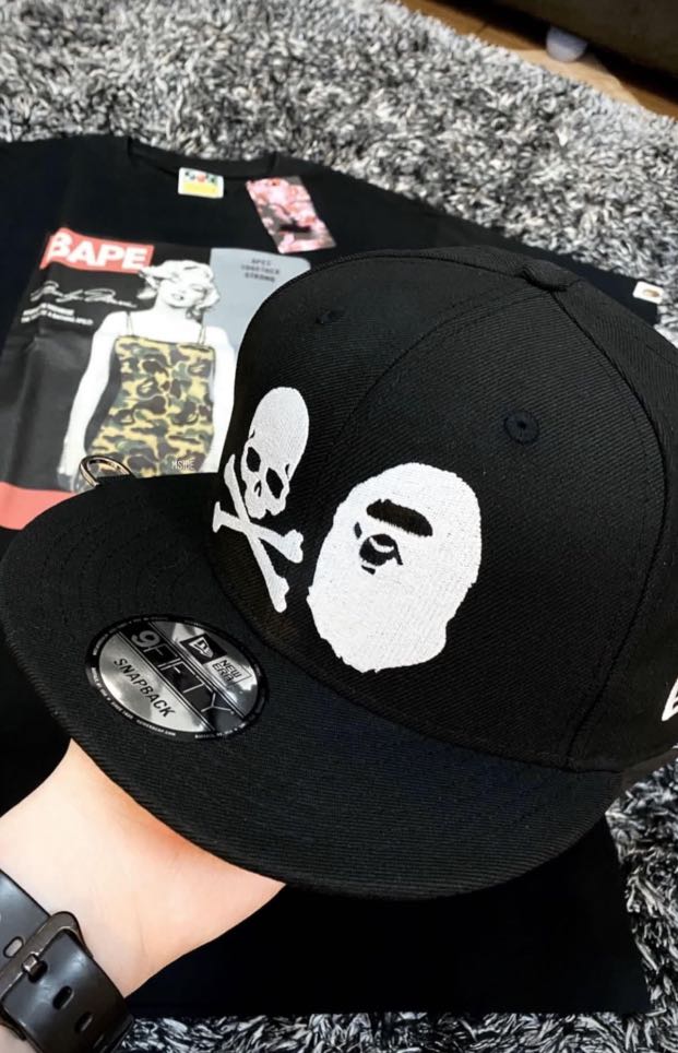 Mastermind vs Bape Logo Snapback Cap, Men's Fashion, Watches ...