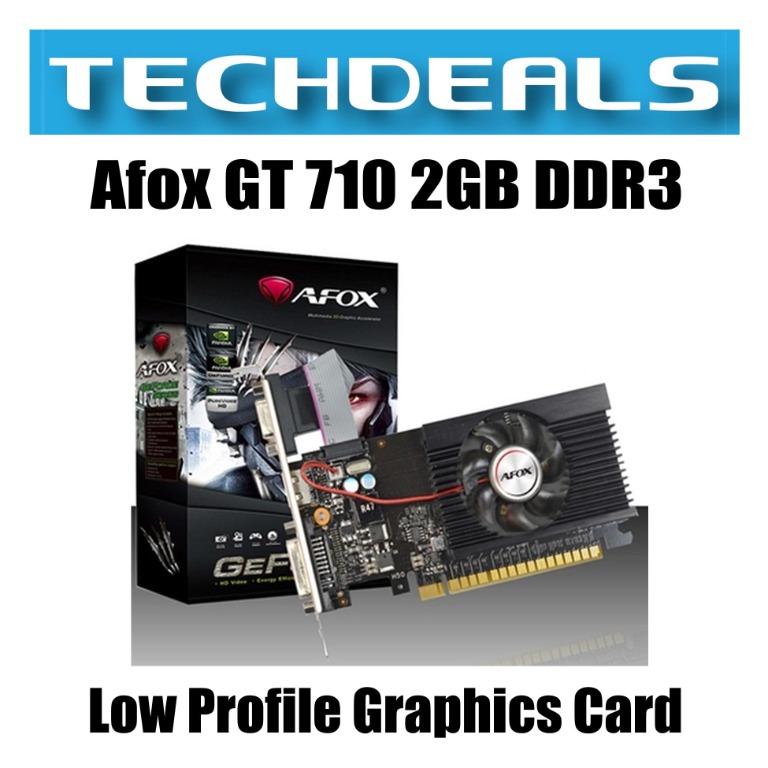 Afox GT 710 2GB DDR3 Low Profile Graphics Card, Computers & Tech, Parts ...