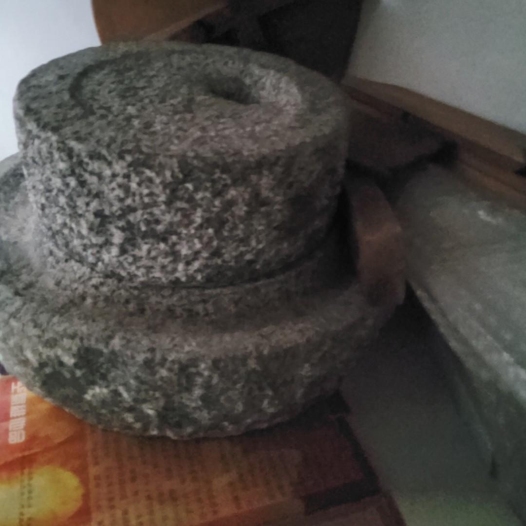 Antique granite grinder, Furniture & Home Living, Kitchenware ...