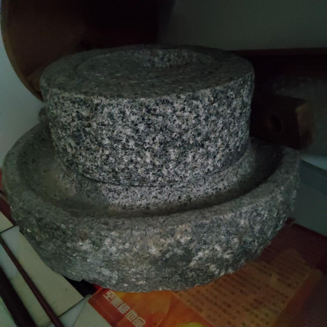 Antique granite grinder, Furniture & Home Living, Kitchenware ...