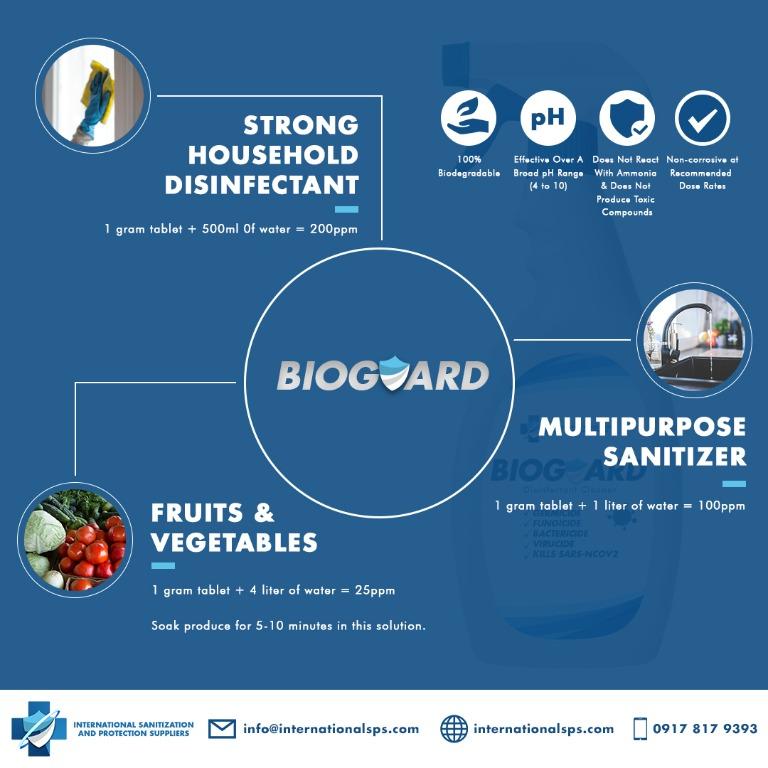Bioguard | 5 Gram Refill Pack | Home Disinfectant Tablet, Furniture ...
