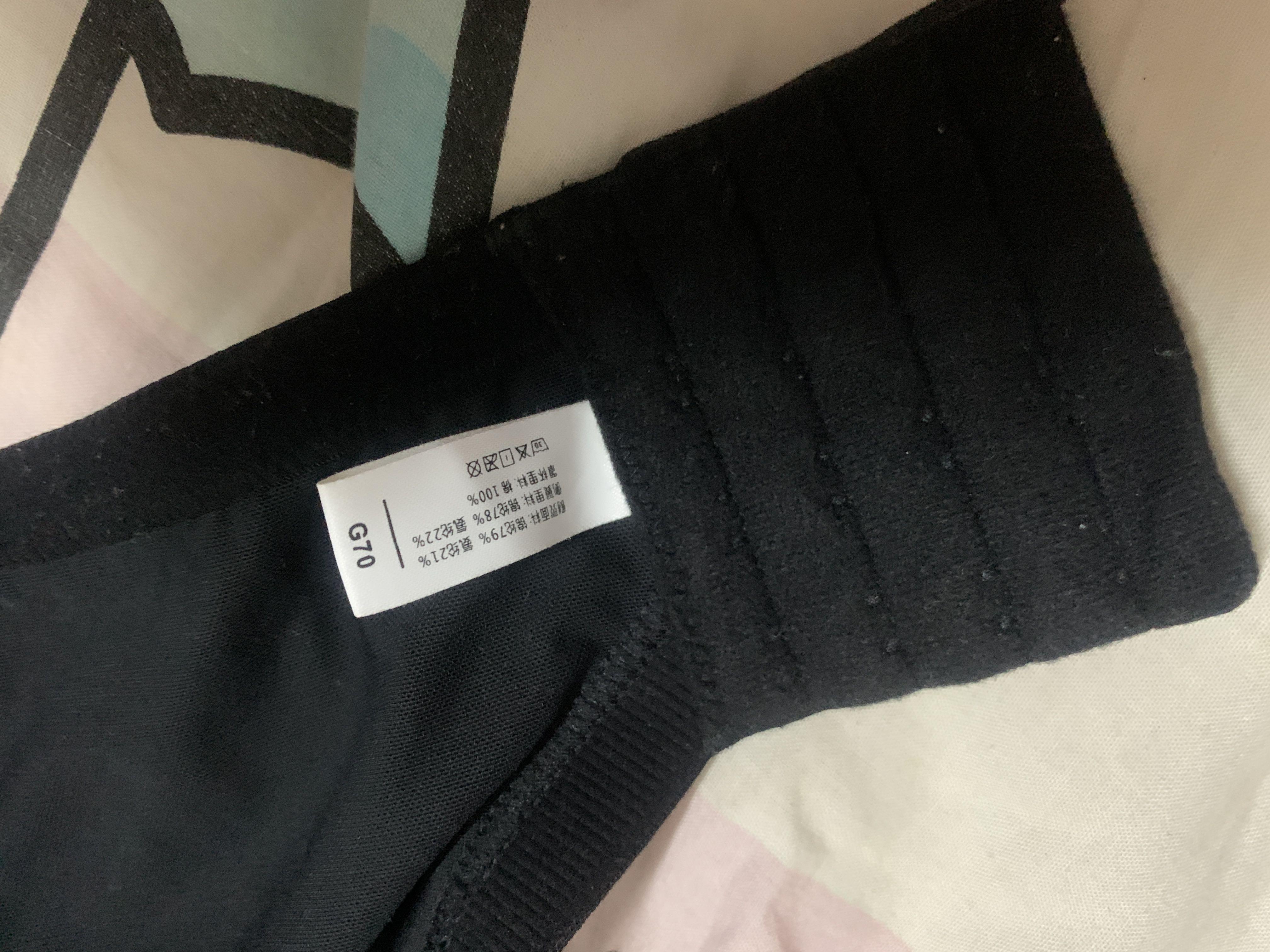 Black lace bra G70, Women's Fashion, Watches & Accessories, Socks ...