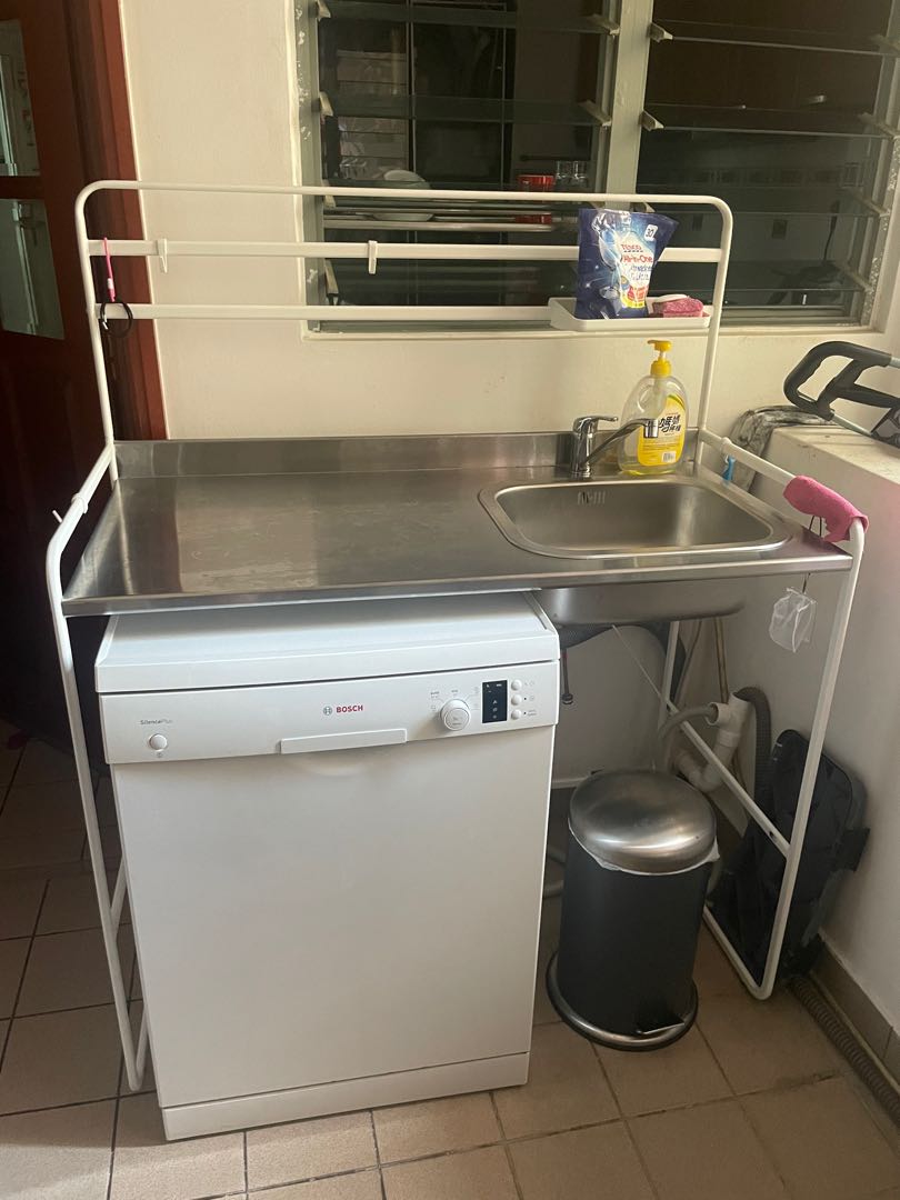 Bosch dishwasher and sink station, TV & Home Appliances, Kitchen ...