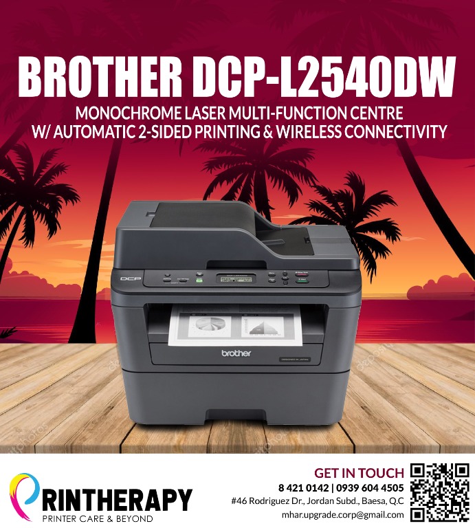 Brother DCP L2540DW All-in-One Monochrome Laser Printer Copy Scan ...