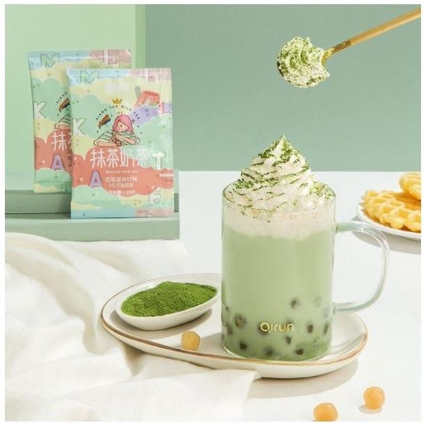 [Bundle of 4] Milk tea bag to drink 4 flavors: matcha, Assam ...
