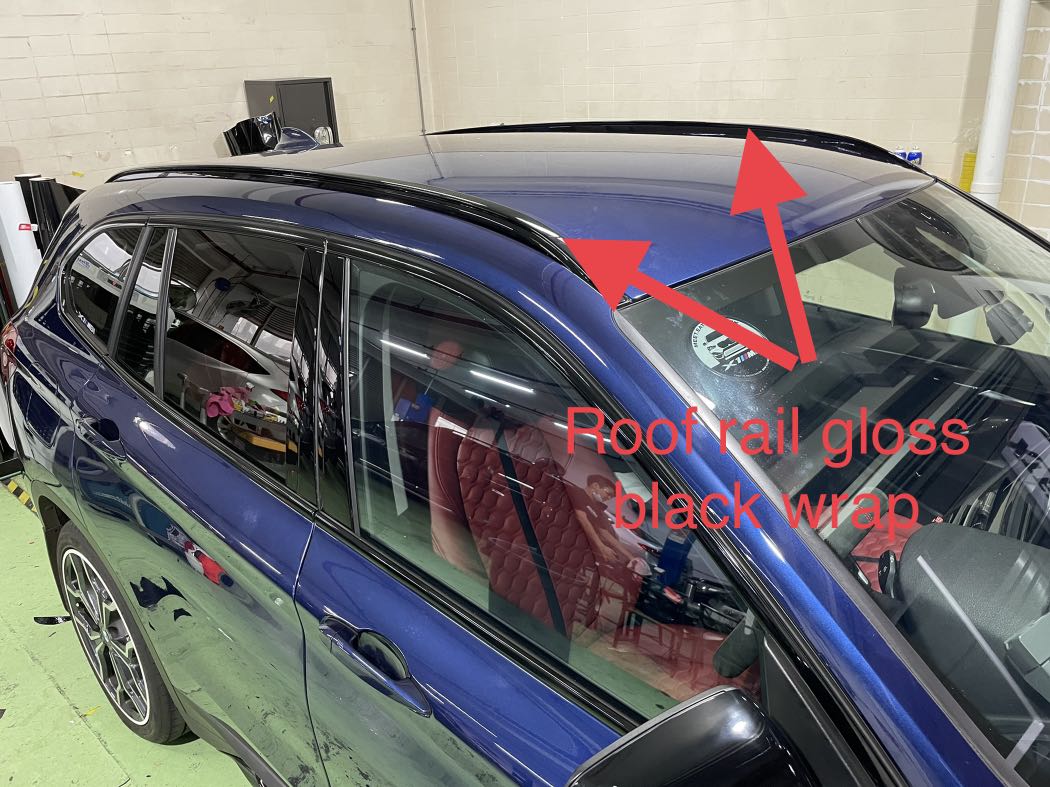 BWM X1 car front & rear diffuser, side skirt, side mirror, roof rail ...