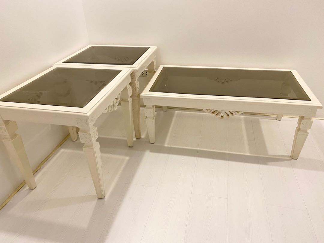 Center Table and Side Table Set, Furniture & Home Living, Furniture ...