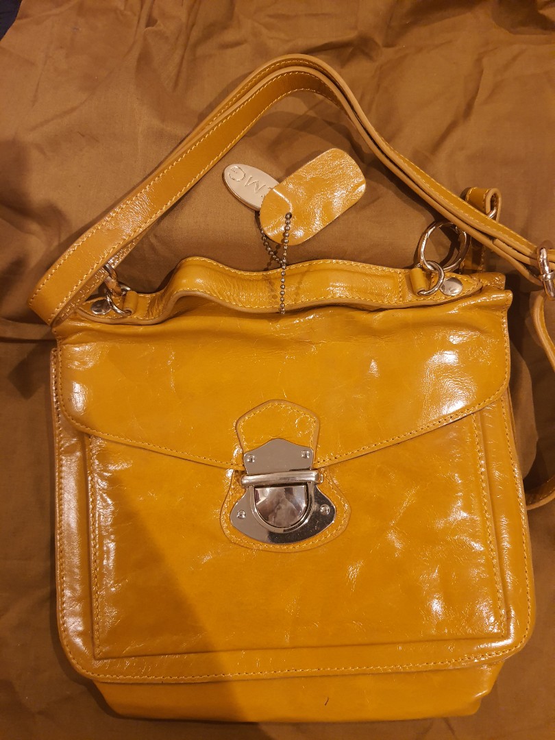 CMG 2 way mustard yellow bag, Women's Fashion, Bags & Wallets, Shoulder ...