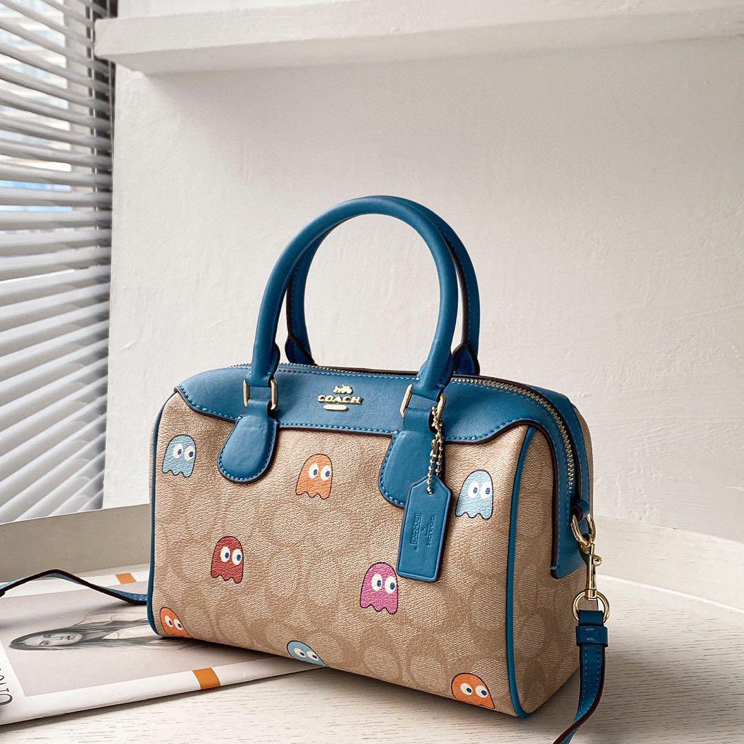 Coach PAC-Man Boston Bag, Women's Fashion, Bags & Wallets, Cross-body ...