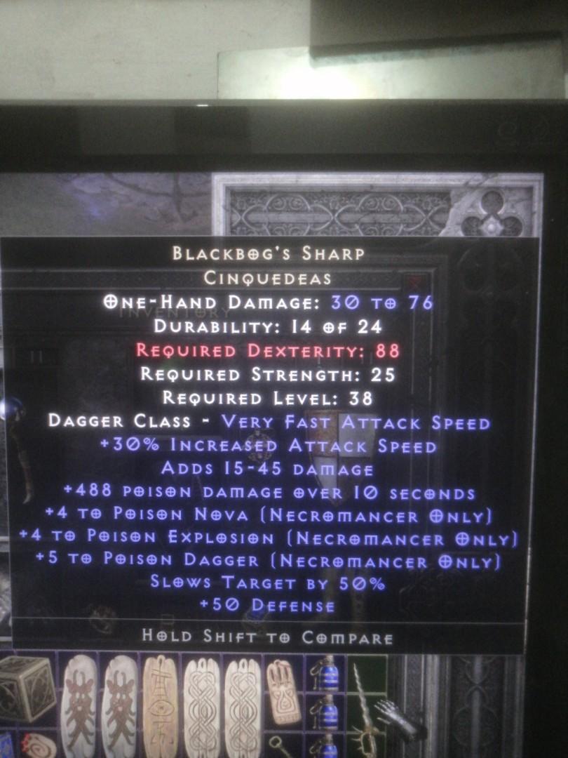 D2R Diablo 2 Resurrected blackbog sharp cinquedeas, Video Gaming ...