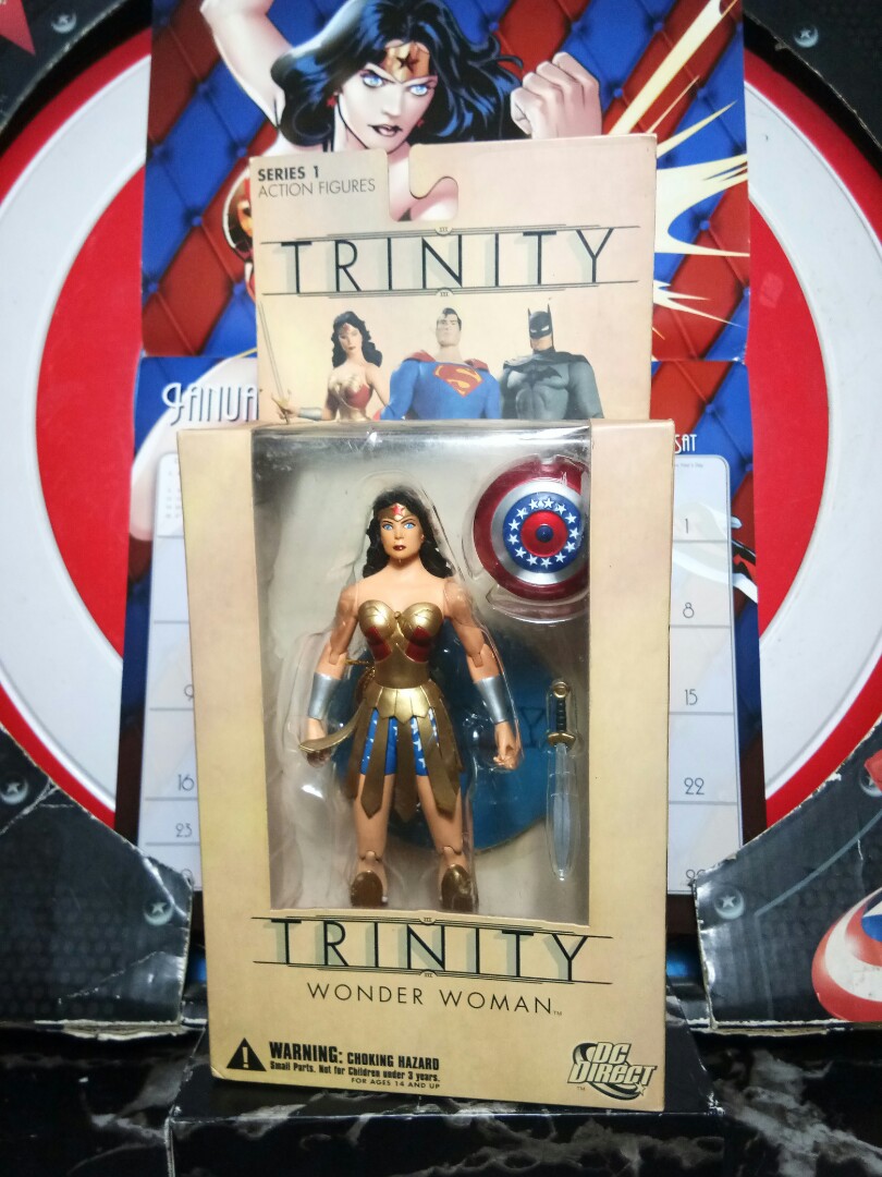 DC Direct Trinity: Series 1 Action Figure Wonder Woman, Hobbies & Toys ...