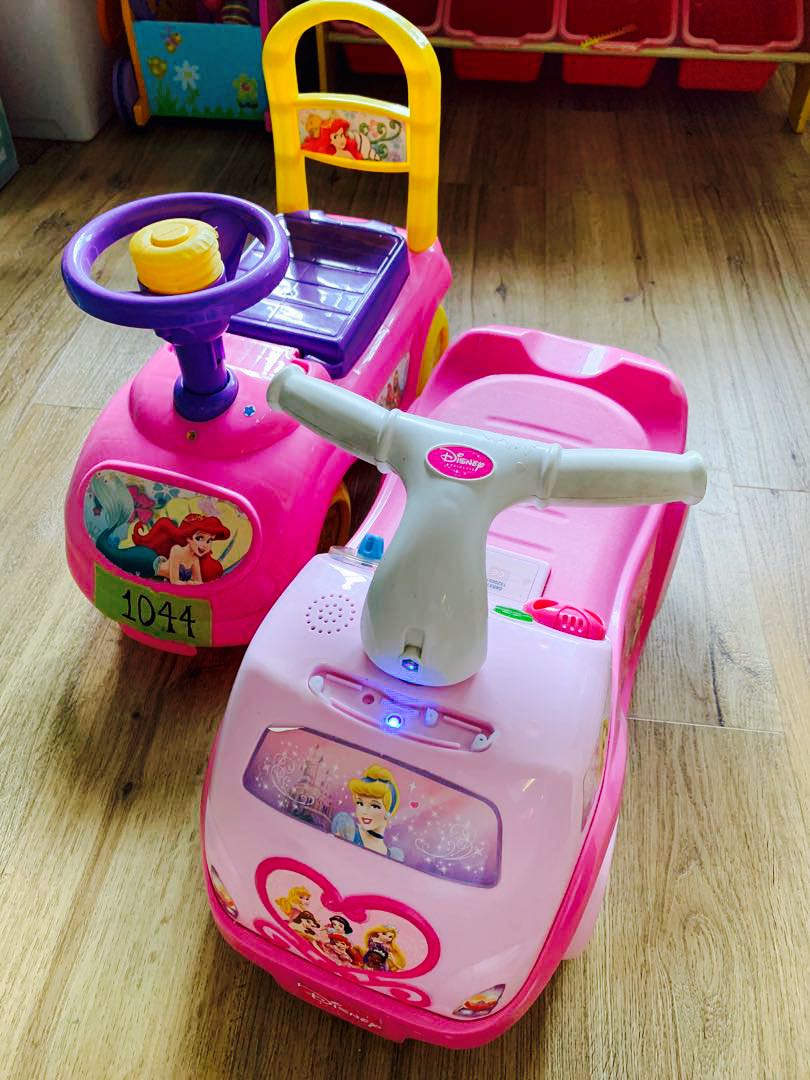 Disney princess push car, Babies & Kids, Infant Playtime on Carousell
