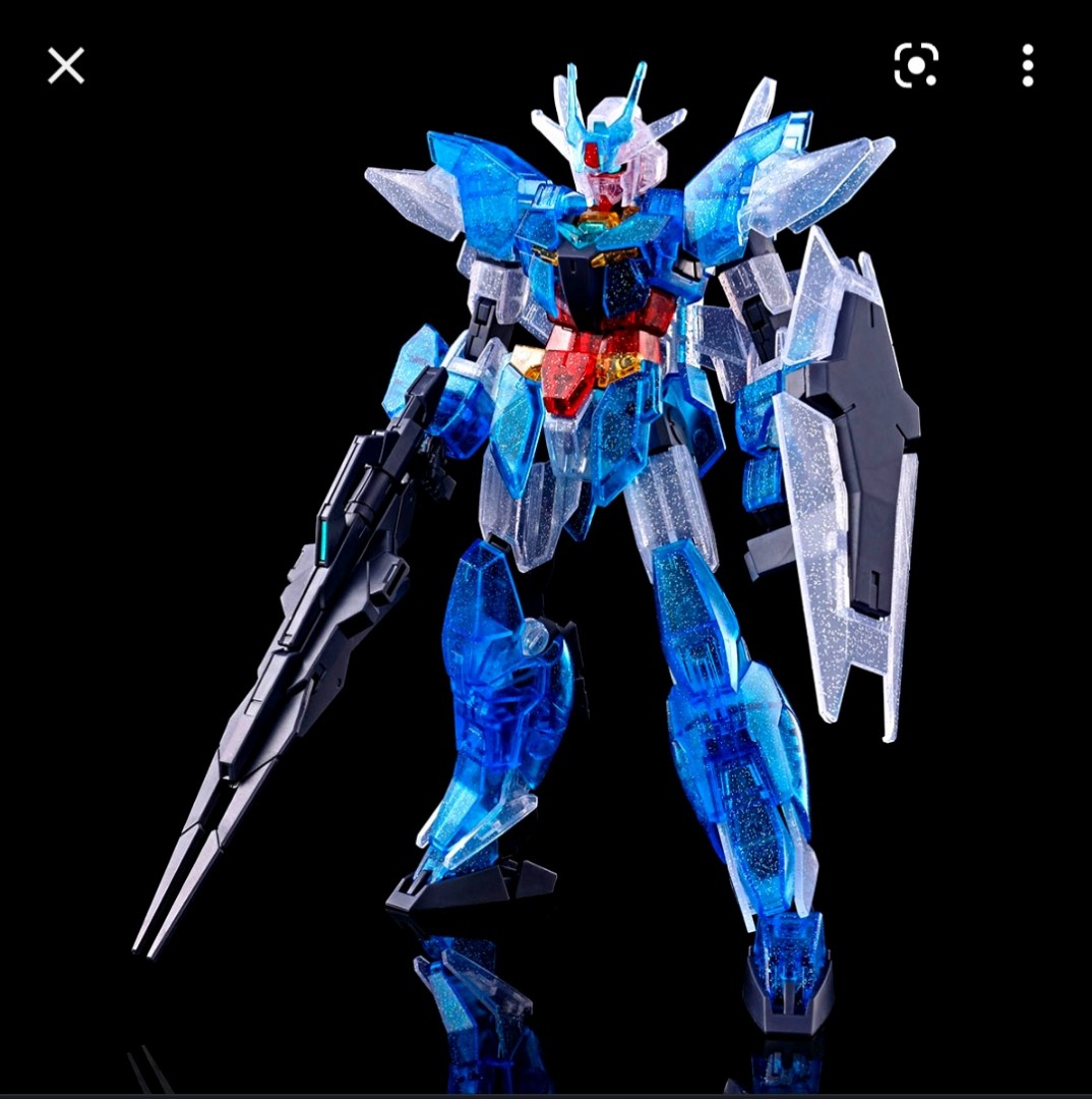 Earth Three Gundam Base limited edition (clear version), Hobbies & Toys ...