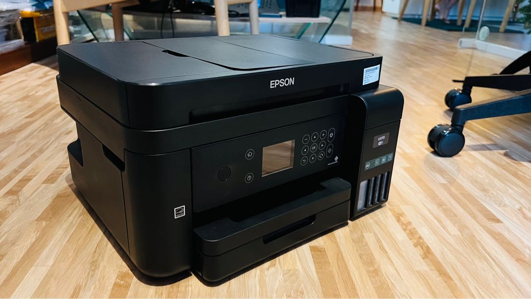 EPSON L6170 Wi-Fi Duplex All-in-One Ink Tank Printer with ADF ...