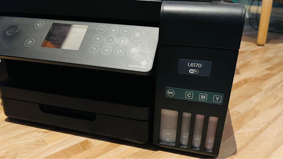 EPSON L6170 Wi-Fi Duplex All-in-One Ink Tank Printer with ADF ...